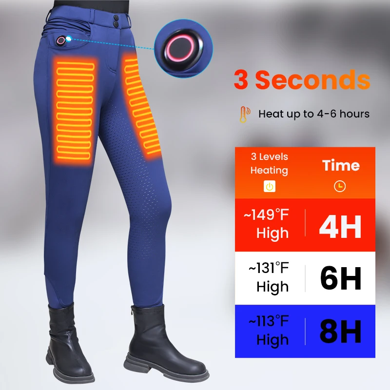 Winter Women's Horse Riding Clothing - Warm & Heated Breeches