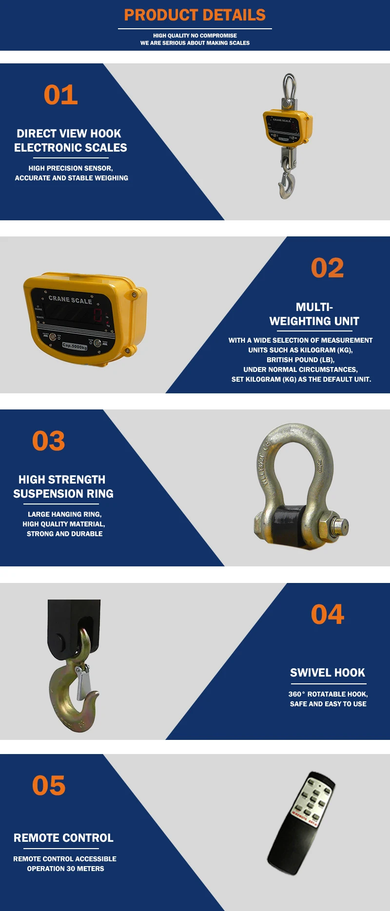 HK-SW Crane Scale - Precision and Connectivity Redefined