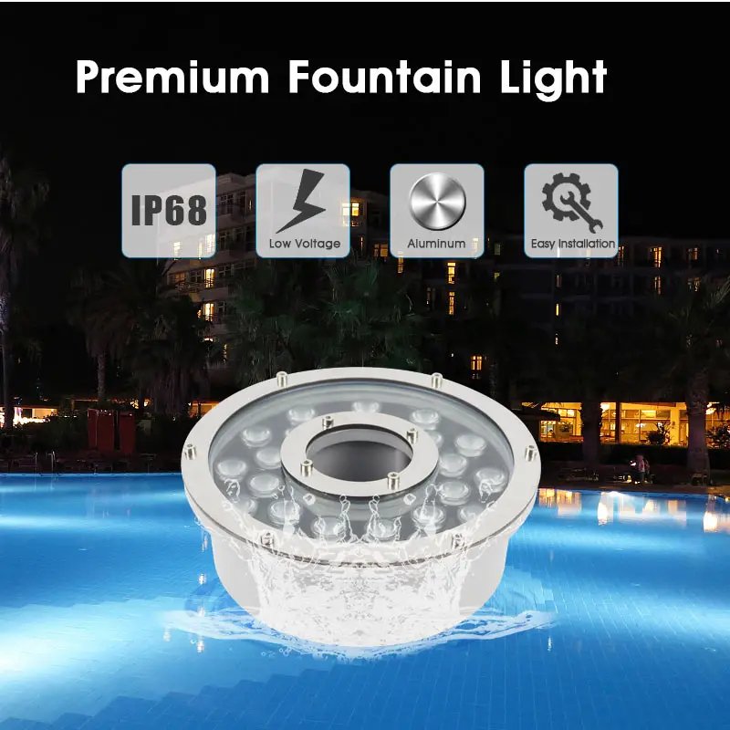 Underwater LED Lights - Illuminate Your Pool & Fountains