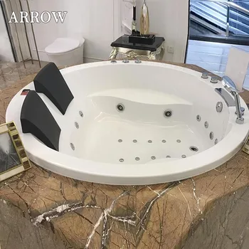 Arrow Brand Round Jaccuzi Acrylic Bathtub,Round Bathroom Massage ...