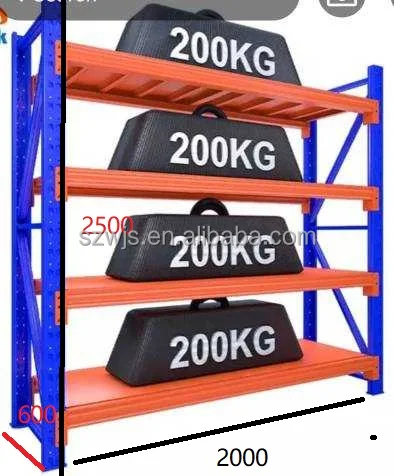Heavy Duty Angle Rack Metal Shelf Stock Rack Racks Steel Storage Shelf ...