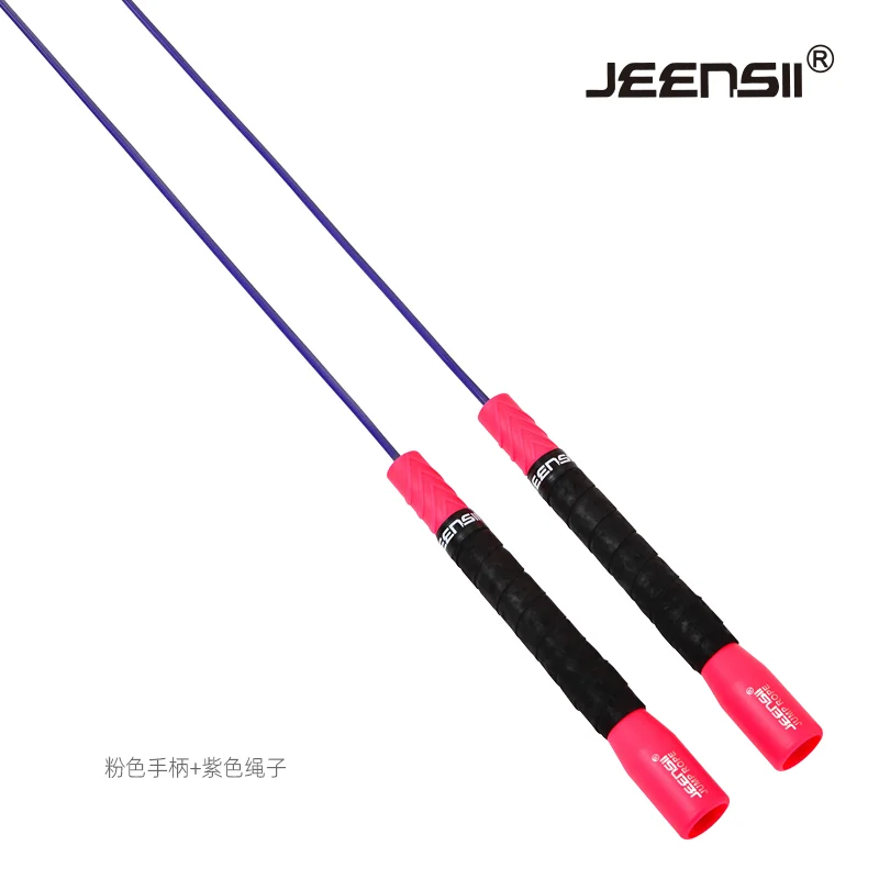 Long Handle Jump Rope Pvc 4mm Popular Fitness Rope - Buy Long Handle ...