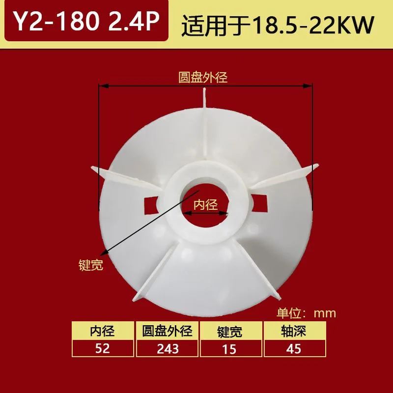 Plastic Fan Blade Electric Motor Fan Blade - 1 Year Warranty