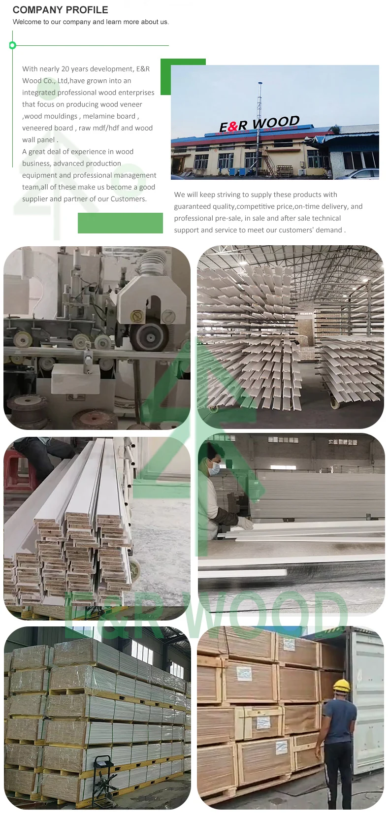 Modern White Primed Mdf Baseboard Solid Wood Baseboard Moulding For ...