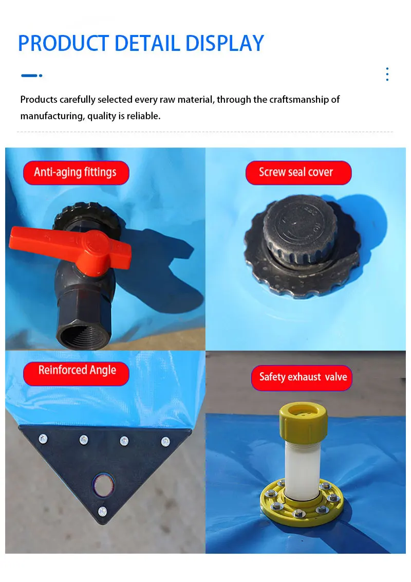 1000 Liters 50000 Litres Portable Agriculture Hiking Pillow Shape Pvc ...