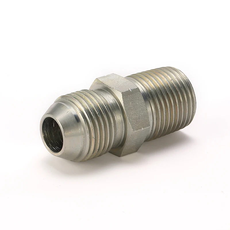 Hydraulics Adapter JIS Gas Male 60 Degree Cone /BSPT Male Straight ...