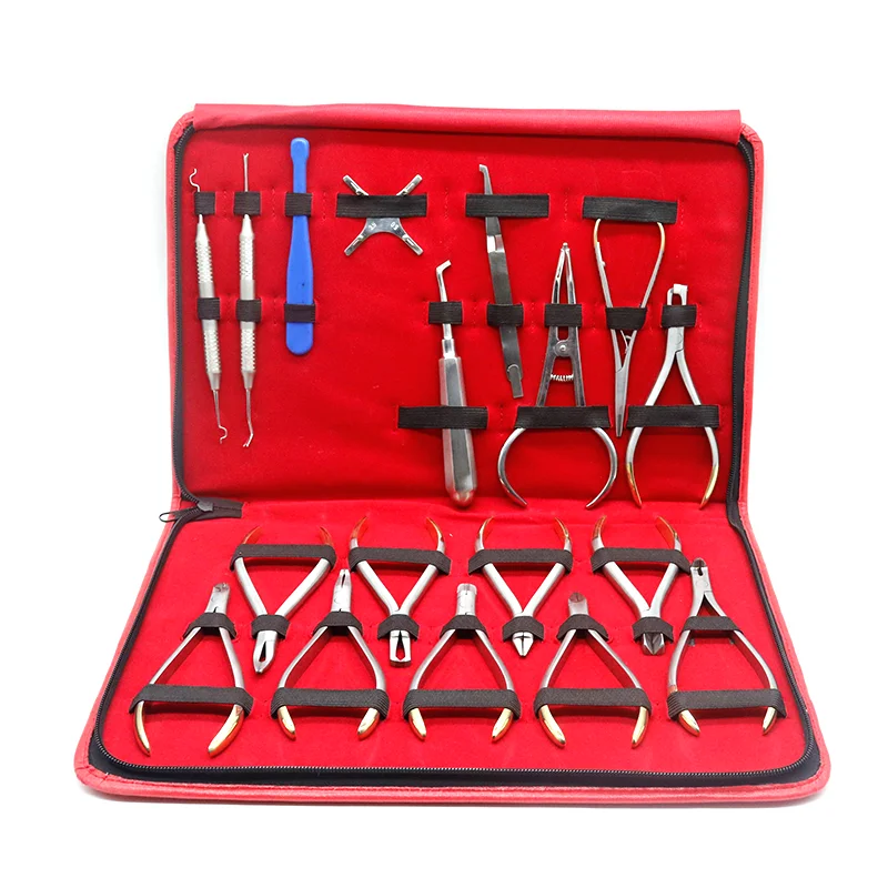 Dental Orthodontic Instruments Tool Kit Orthodontics Implantology ...