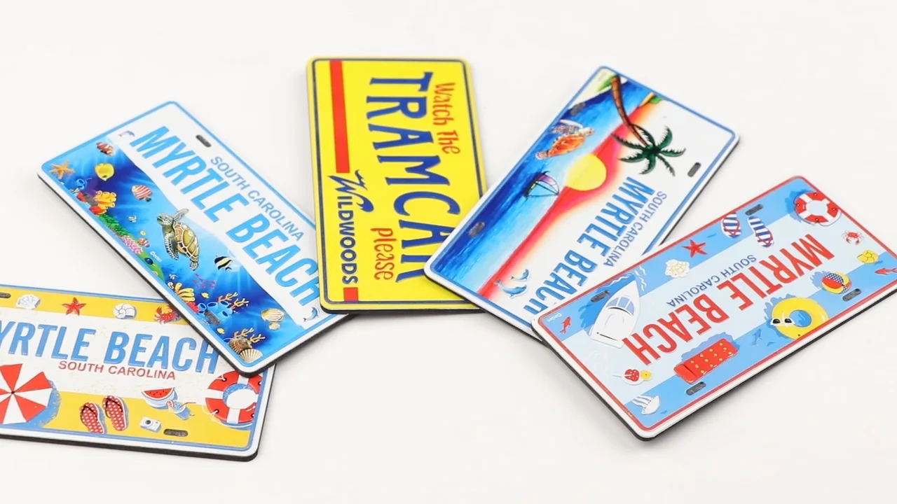 Customised Made Embossed Aluminum Car License Plate Country Souvenir ...