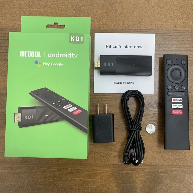 Google Certificated 4k Tv Stick Android Atv Build-in Mecool Smart Tv ...