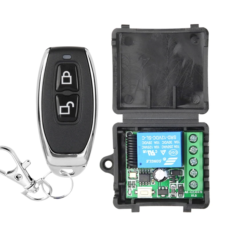 Factory Price 1 Channel Universal Wireless Remote Control With 2 ...