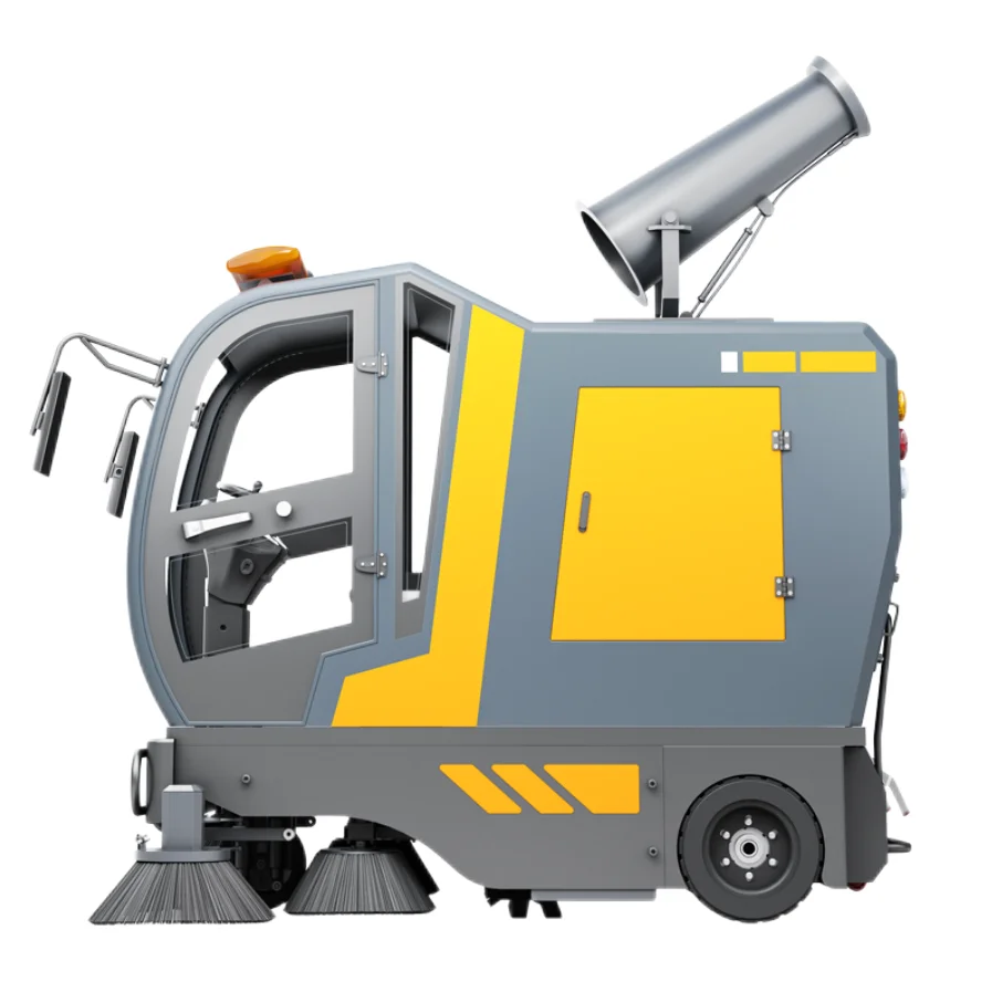 U200C Industrial Street Sweeper Cleaning Machine Ride on Electric Road ...