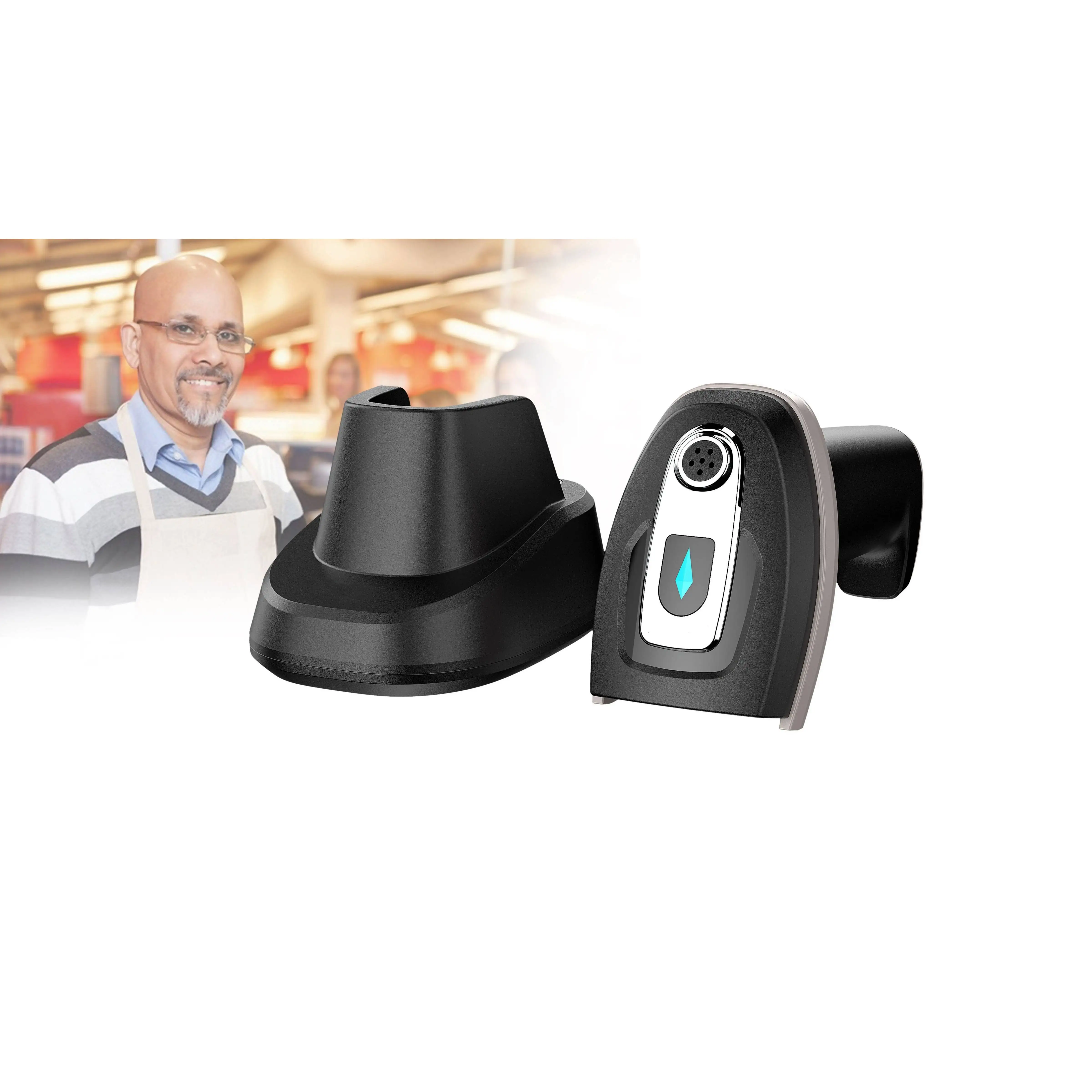 Retail Shop Handheld 2d Wired Barcode Scanner Logistic Supermarket ...