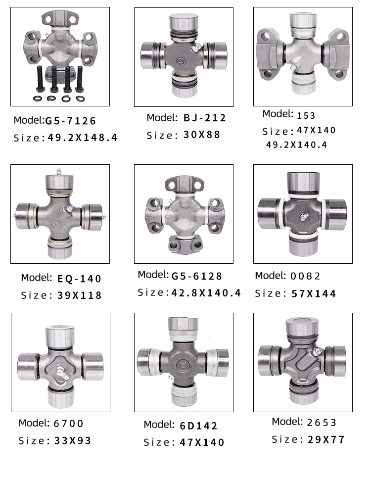 Forklift Loader Drive Shaft Universal Joint Cross Shaft Ten Bytes ...