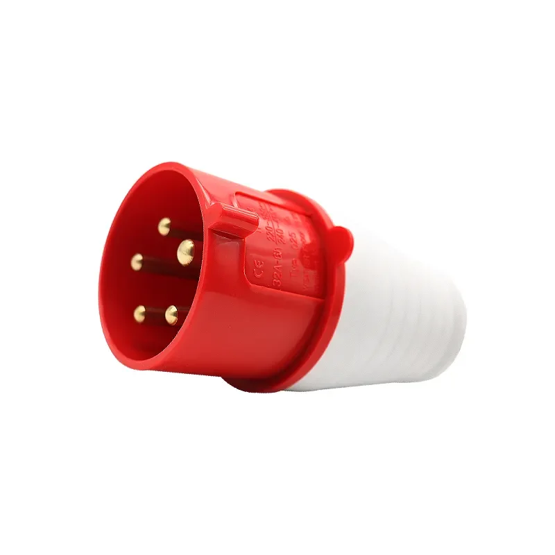 32a Male Industrial Plug And Socket 5 Pin Waterproof Ip44 3p+n+e 6h Ce ...