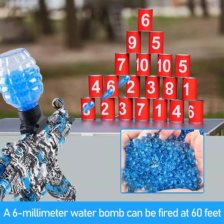 Lk Toys Amazon Ak47 Electric Blaster Ge Eco-friendly Splatter Ball Gun ...