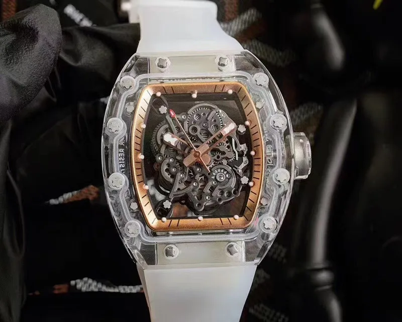 Top Glass Transparent Imported Seiko Automatic Mechanical Movement ...