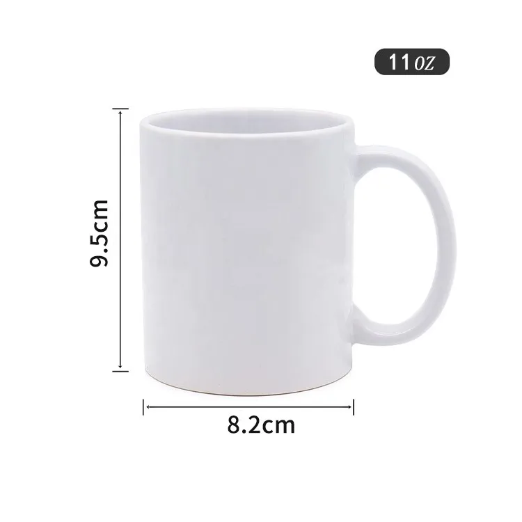 Alibaba.com: 11 oz plain white sublimation mug, blank ceramic coffee ...