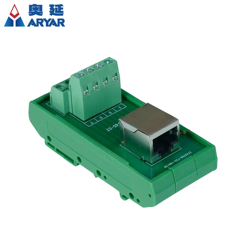 Rj45 Female To Terminal Block Rj45 Horizantal Breakout Board Rj 45 ...
