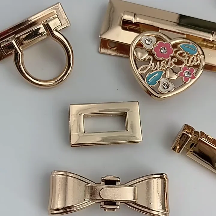 Fashion Zinc Alloy Brand Logo Metal Bag Accessories Metal Handbag ...