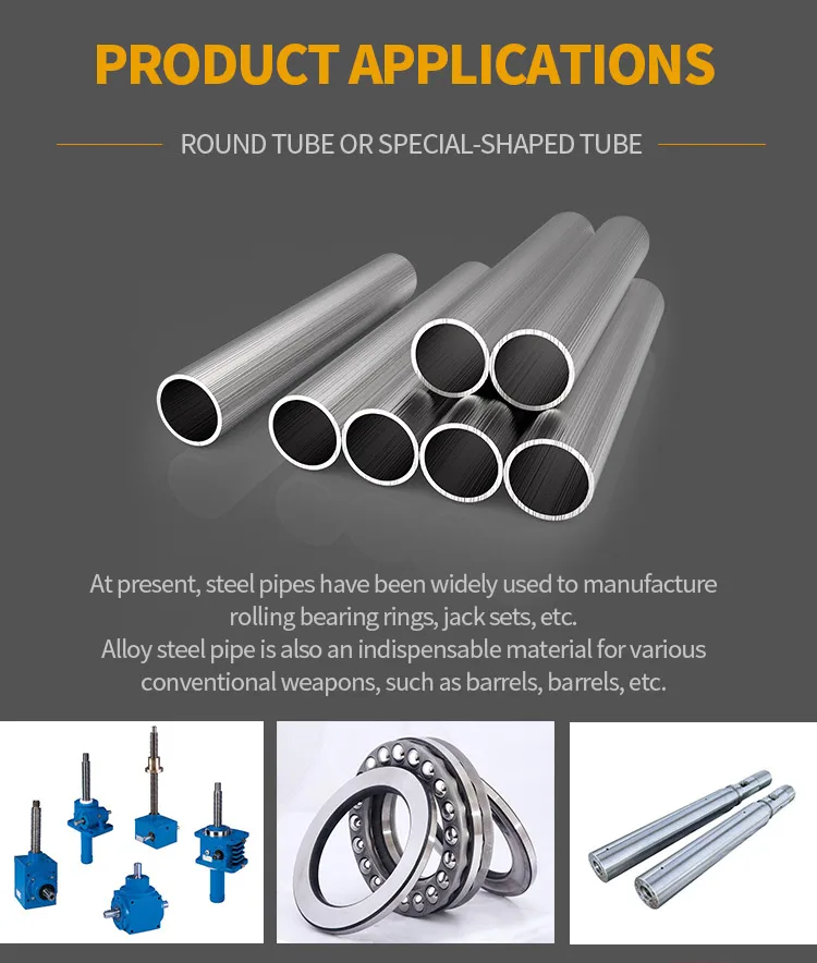 Tubo De Acero Redondo Suave 40crmov13-9,Nuevo - Buy Tubo De Acero Dulce ...