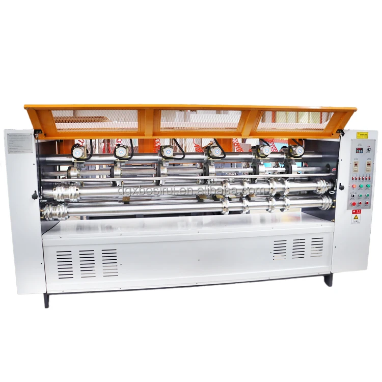 Automatic Thin Blade Slitter Scorer Carton Making Machine Corrugated ...