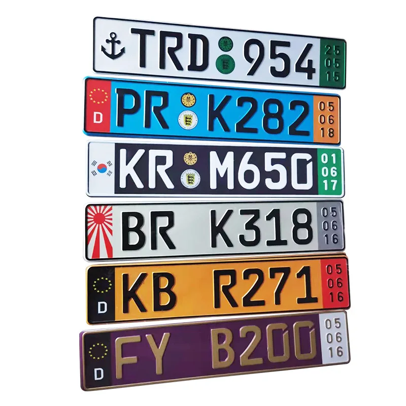 4d Black Laser Cut 3mm Acrylic Car Number Plate Letters / 3d Gel ...