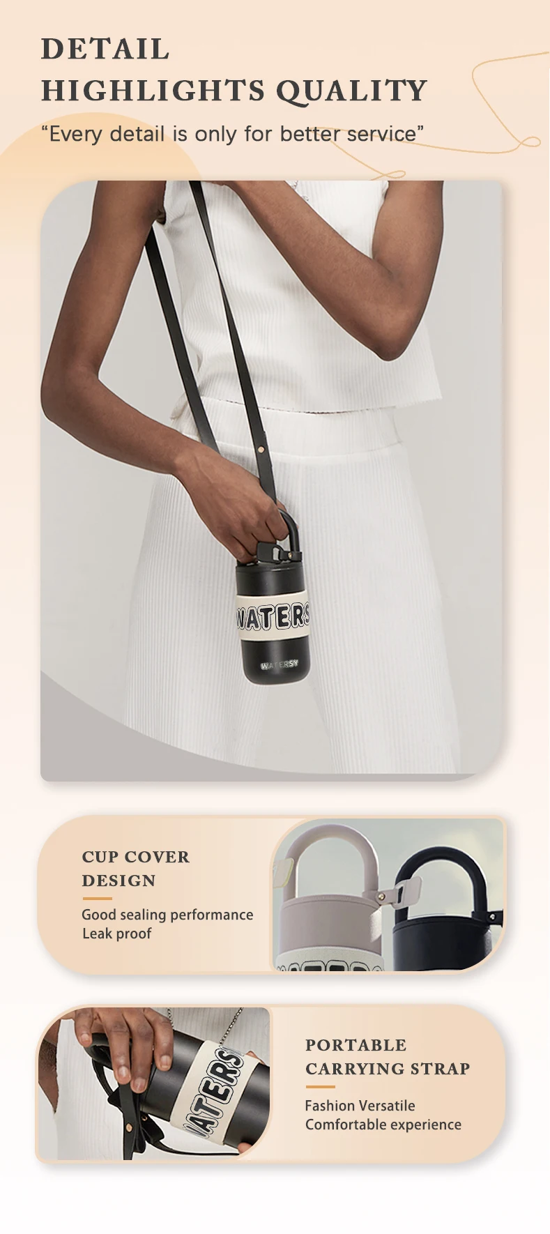 Insulated Stainless Steel Water Bottle 300ml/430ml - OEM Available