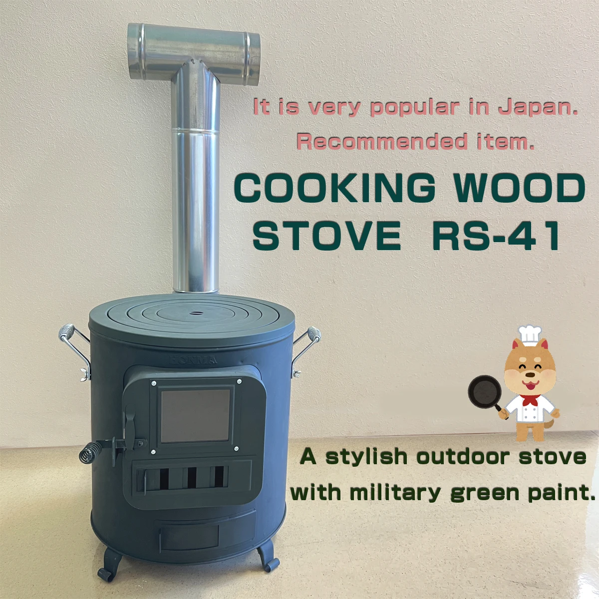 Cooking Wooden Japanese Stylish Outdoor Camping Kitchen Wood Fire Stove ...