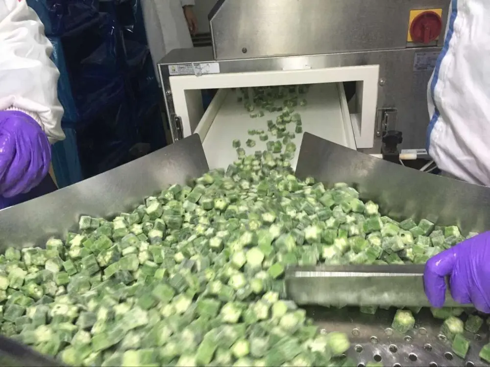 Iqf Okra Whole Frozen Okra Cut and Frozen Vegetables Year SHANDONG Cube ...