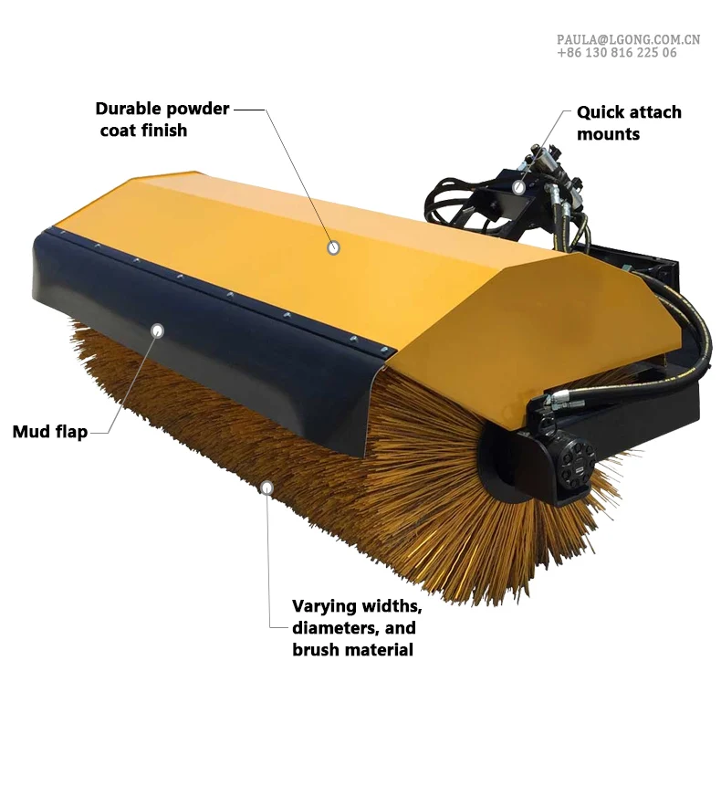 Ligong Excavator Broom - Efficient Debris Removal