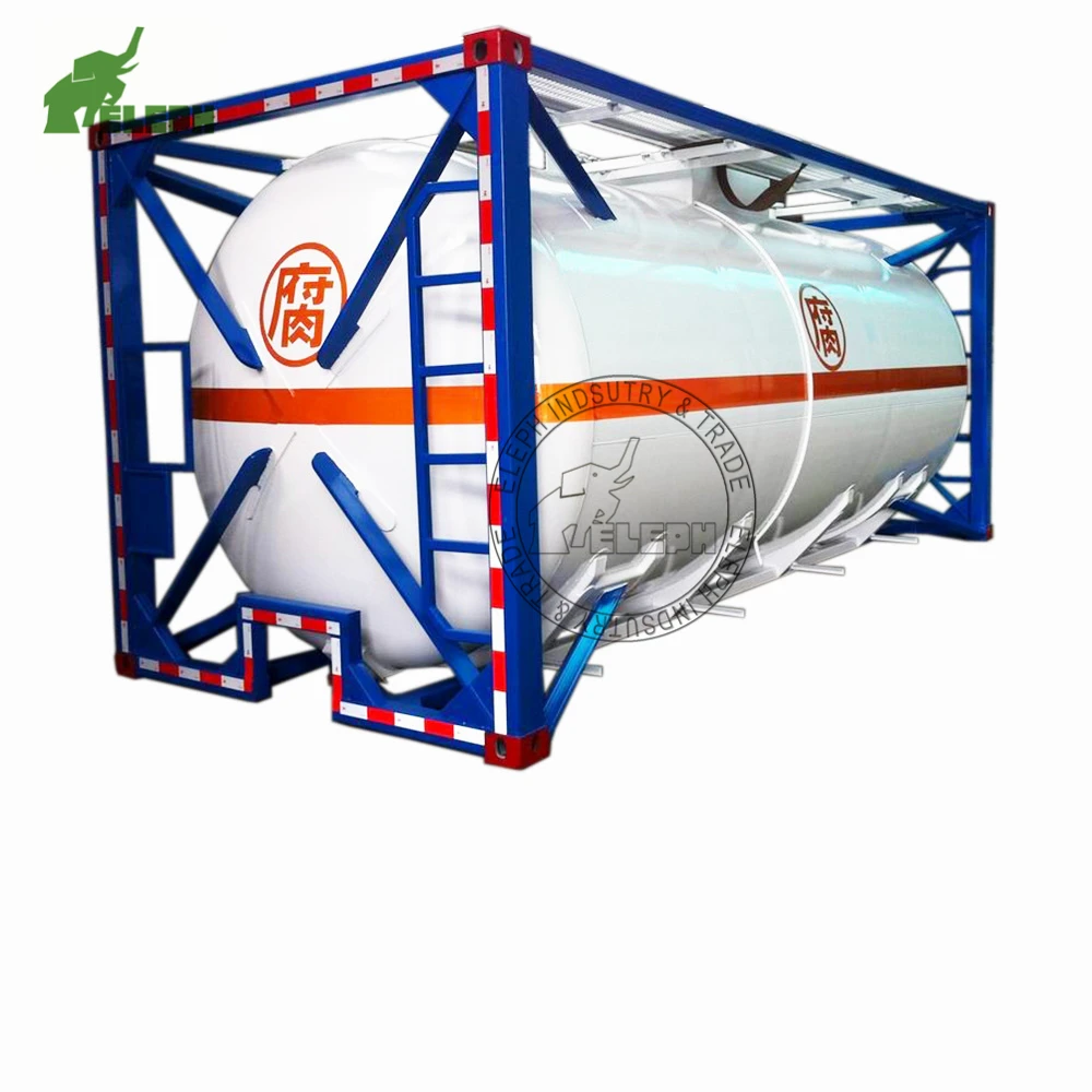 20ft 40ft Used Iso Tank Container Capacity Of 50 Tons 40ft Tank ...