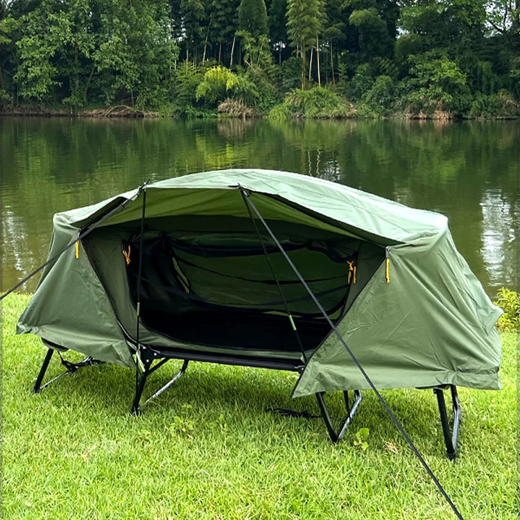 Cot Tent for Camping, Easy Setup Tents, Portable Camping Cot and Tent ...