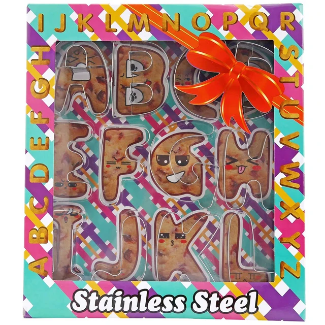 Hot Sale Stainless Steel Arabic Alphabet Cookie Cutter Set 12pcs ...