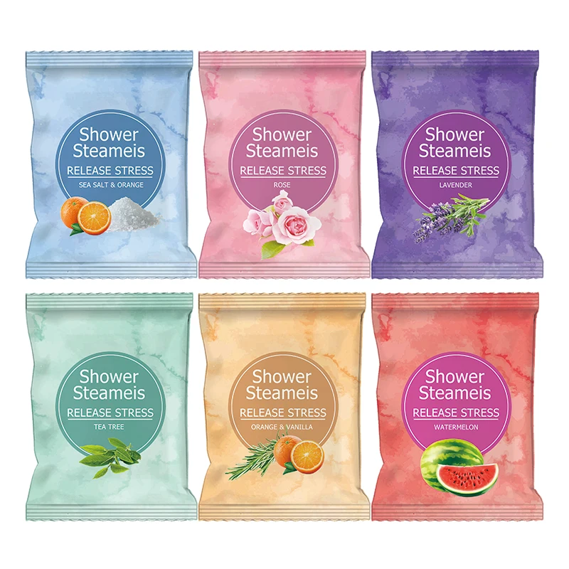 Private Label Organic Shower Tablets - Aromatherapy Gift Set