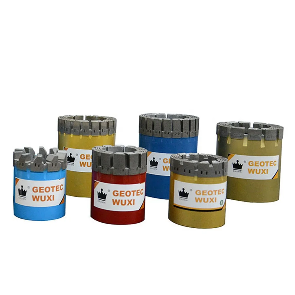 NQ HQ PQ Impregnated Diamond Core Bit for Hard Rock Drilling