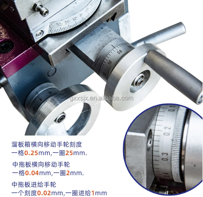 Wm210v Metal Lathe - Mini Lathe Machine for Light Duty