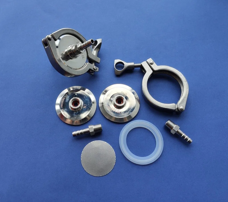 47mm 50mm Demountable Reusable 316l Stainless Steel Filter Holder For ...