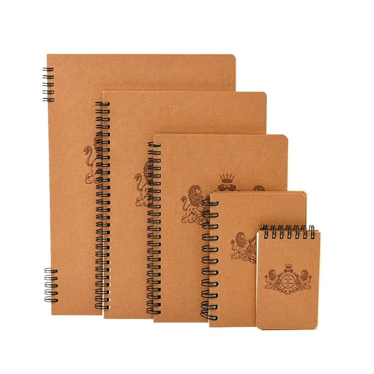 Cartoon Paper Cover Spiral Dairy Notebook Custom Size Print Pattern ...