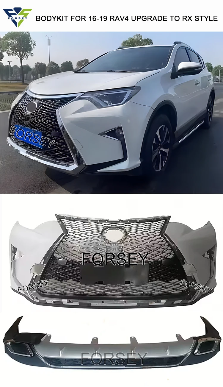 Upgrade Toyota RAV4 2014-2016 Body Kit with RX Facelift Accessories ...