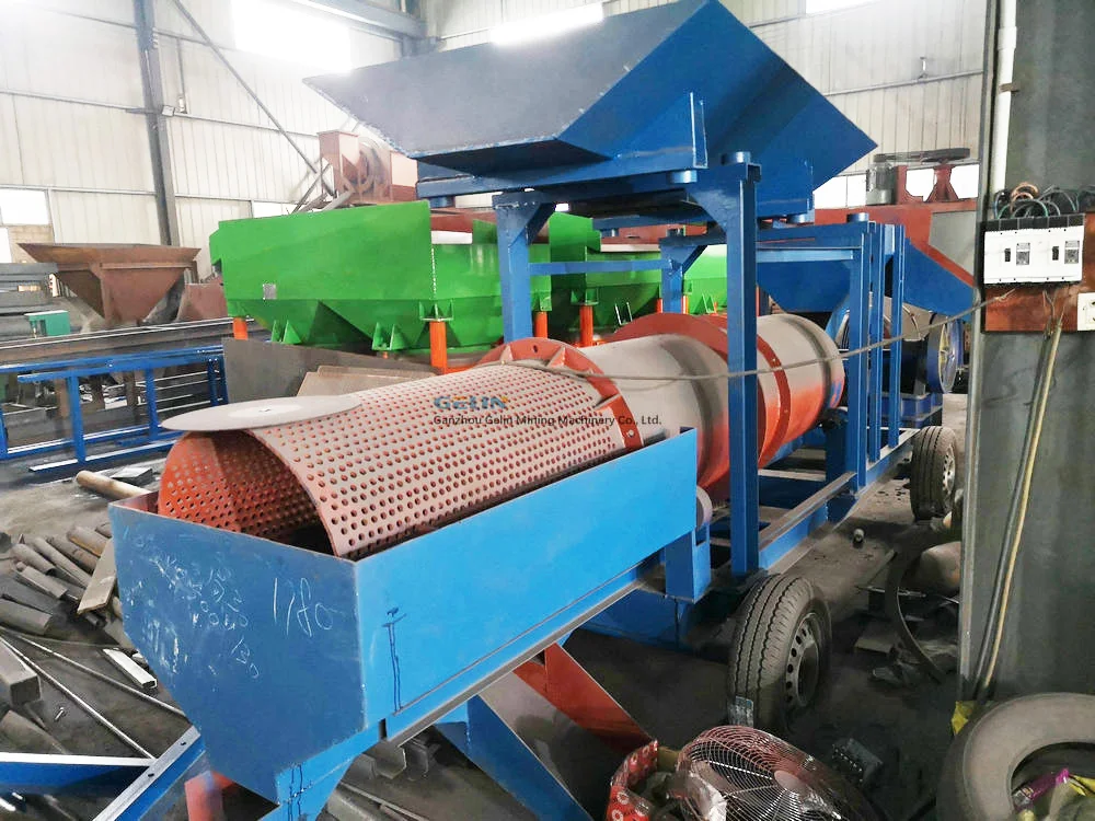 200TPH Mobile Gold Washing Plant - High Separation Power