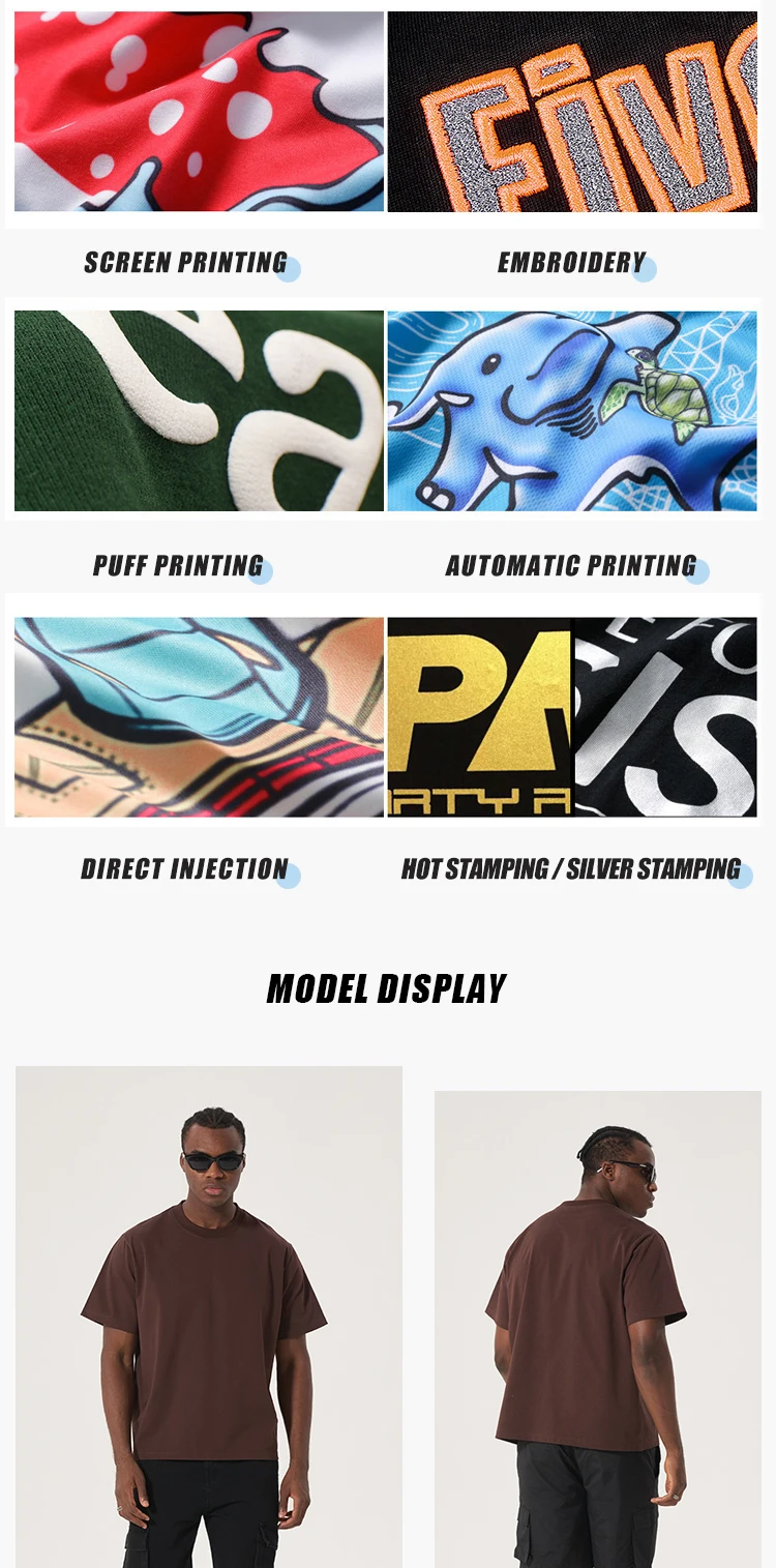 Shop Our High Quality Cropped Boxy Fit Men's T-shirts