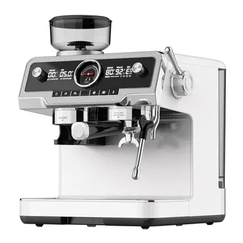 Semi-auto Espresso Coffee Machine With Integrated Bean Grinder & Steam ...