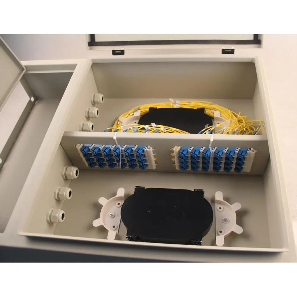 Fiber Optic Street Fusion Splices SMC Cabinet wall mount 1*32 splitter ...