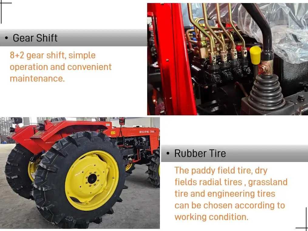 Small Farm Agricultural 4x4 Farming Tractors - Buy Tractor agricultural ...