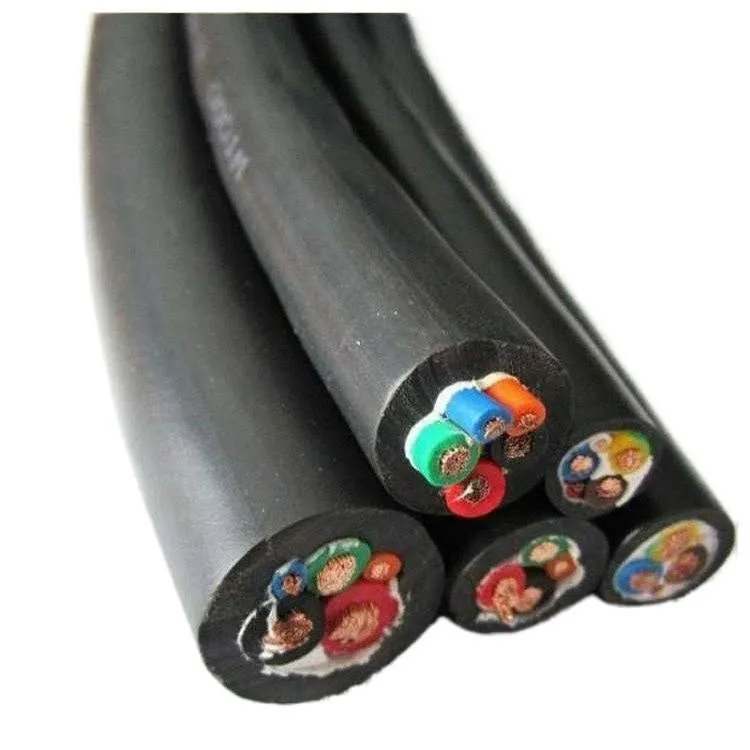 Multicore Rubber Cable Flexible Pure Copper Wire Rubber Insulation Sheath 1.5mm2 2.5mm2 4mm2 ...