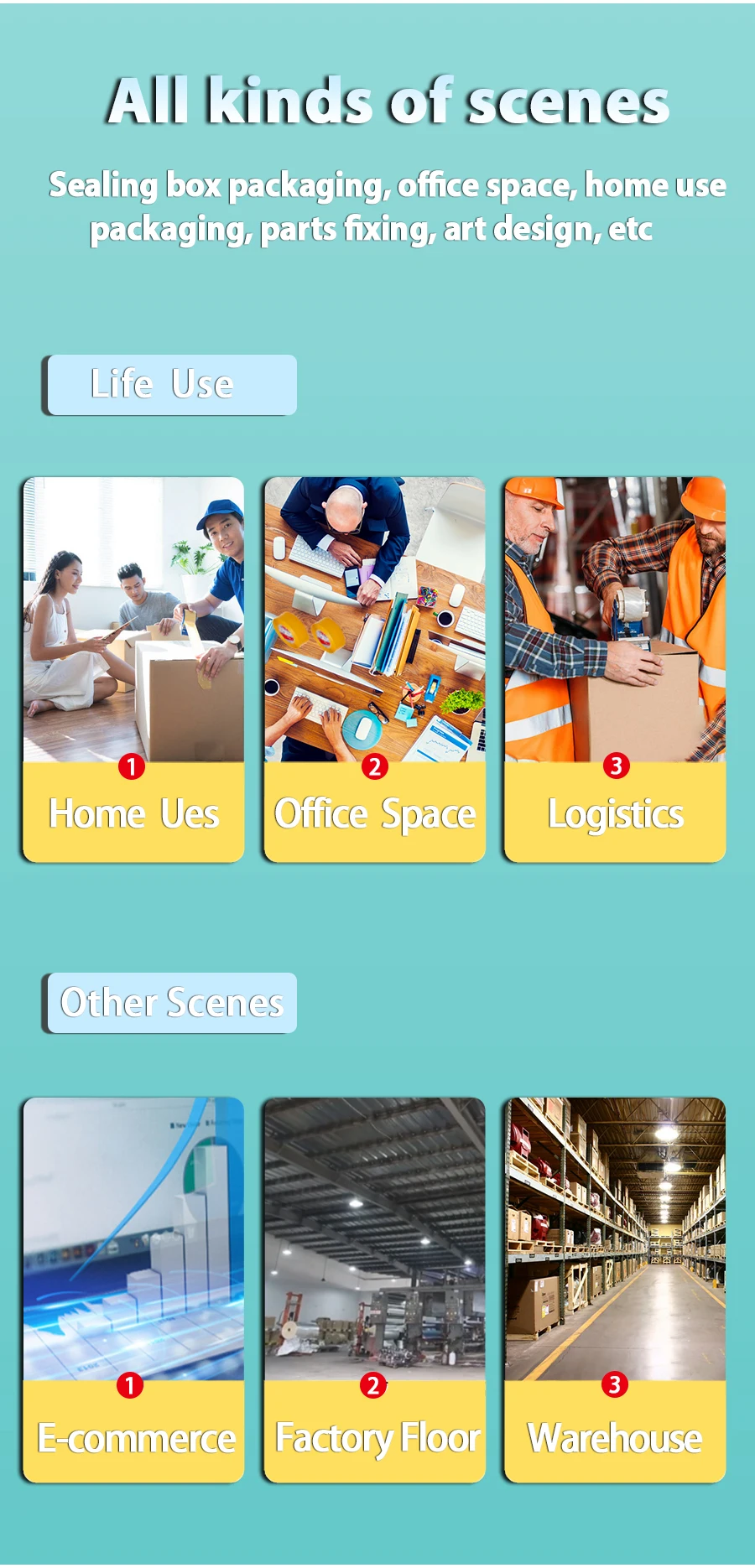 Custom Super Clear Opp Box Fragile Acrylic Adhesive Logo Packaging Tape ...