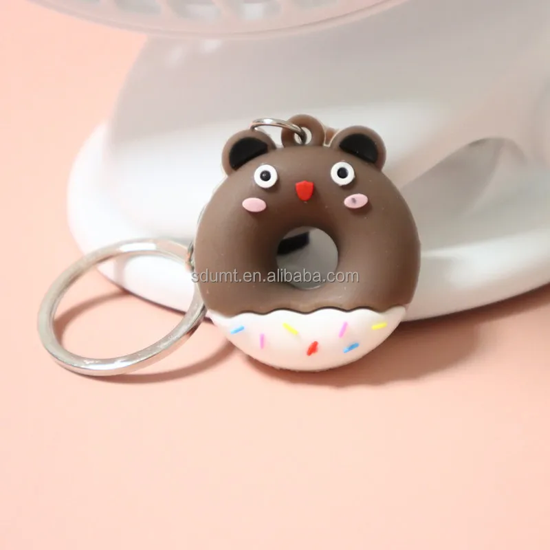 Donut Keychain Gift Idea Kawaii Food Glitter Keyring Key Chain Donuts ...