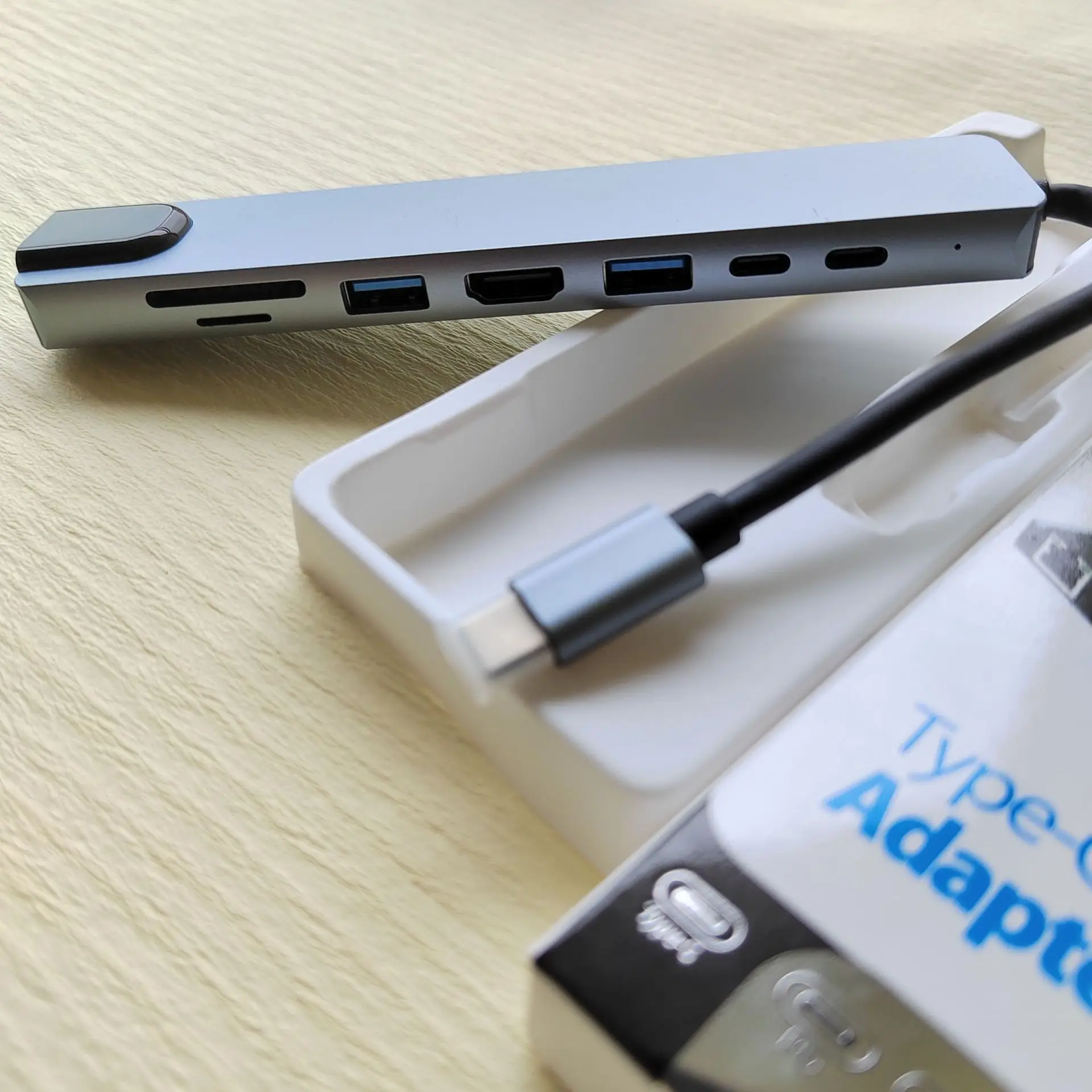 8 In 1 Docking Station Concentrator Usb Hub 2.0 3.0 Adapter Dock Multi ...