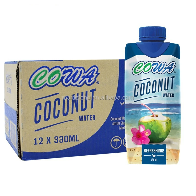 Wholesale Original 330ml Malaysia Cowa Sweet Coconut Water 100% Natural ...