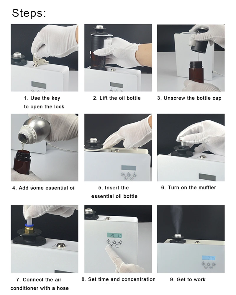 Vscent Smart App Wifi Bluetooth Scent Diffuser Machine Hvac Scenting ...